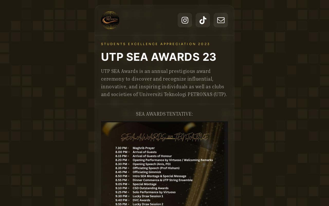 SEA AWARDS 2023